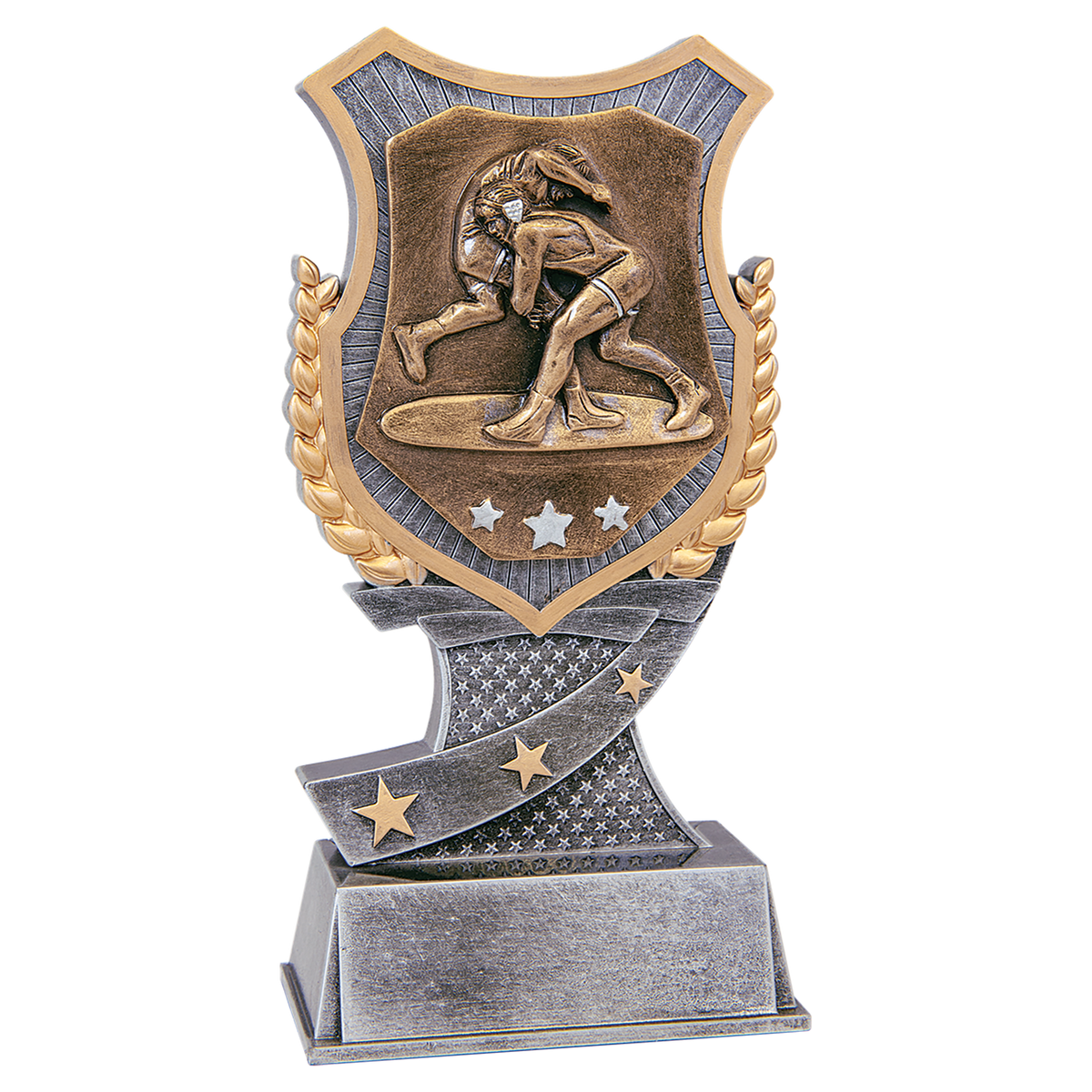 Shield Wrestling Trophy Resin - Wrestling Trophies, Medals & Awards ...