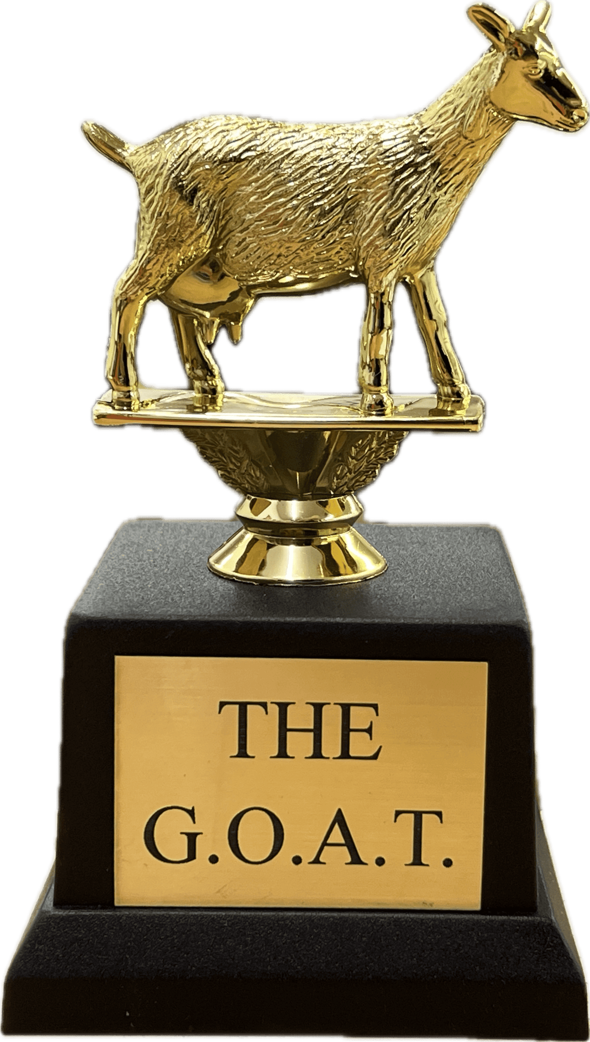 Griffco Supply The Goat Trophy - G.O.A.T Greatest of All Time Trophy ...