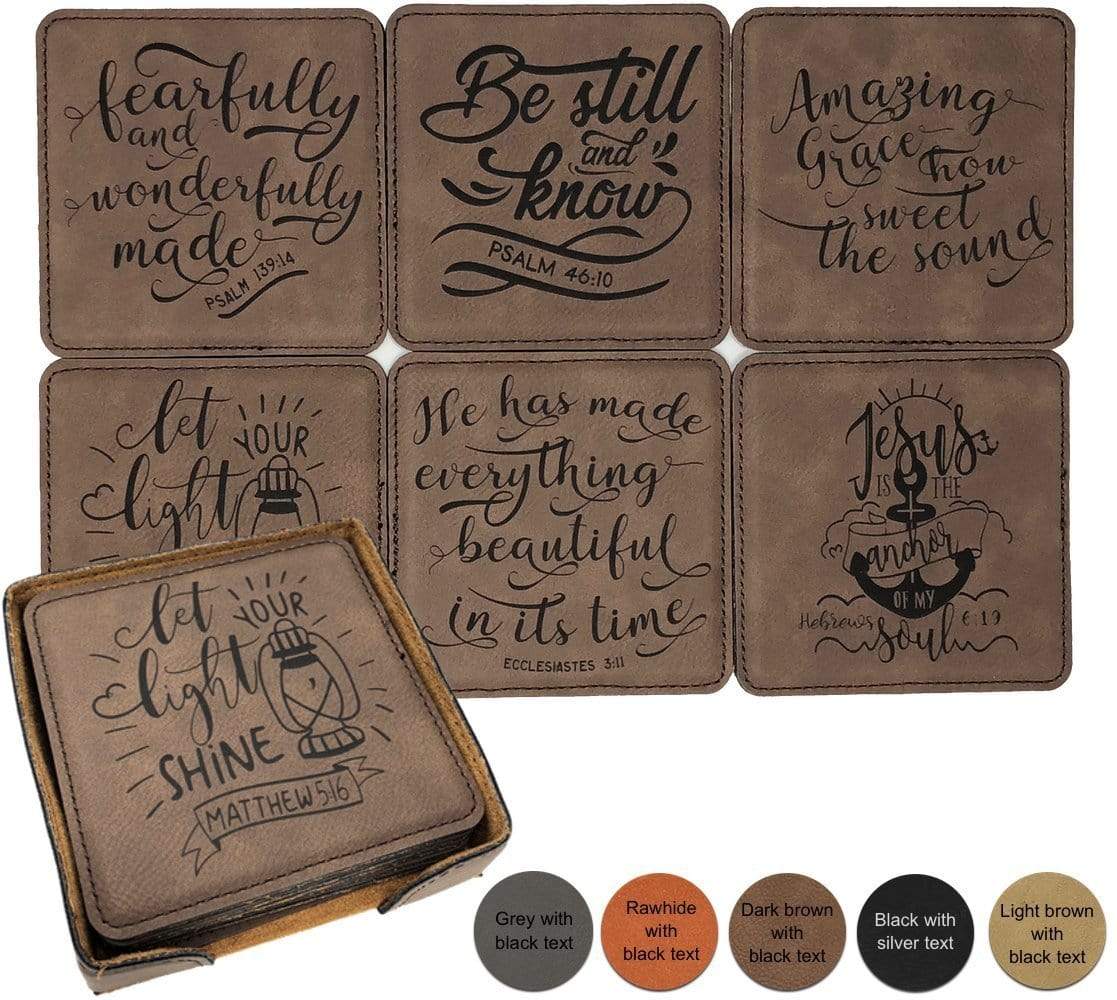 Bible Verse Coasters - Inspirational Coasters — Griffco Supply